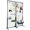 Bonnlo 6'x2' Standing Wire Grid Panel Tower with T-Base, Wall Display ...