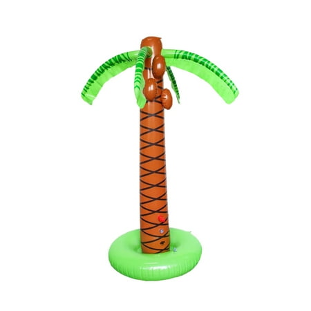 Water Spray Inflatable Coconut Trees Tropical Tree Prop Summer Theme ...