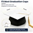 White Glitter Construction Paper for Graduation Cap Decorations DIY,6 ...