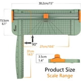 Firbon 12 inch A4 Paper Cutter, Automatic Safety with Straight Blade ...