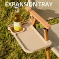 ASKMZ Camping Chair Storage Tray Camping Chair Shelf Cup Holder Bunk ...
