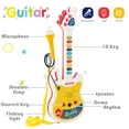 "Sytle-Carry Kids Guitar Toy, Toddler Microphone Toy Playset, 17.3 ...