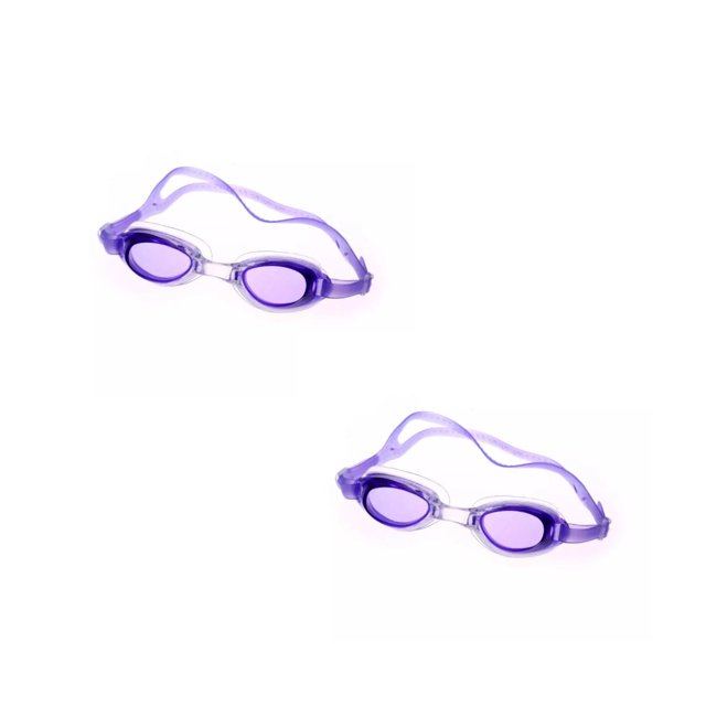 2 Pack Swim Goggles with UV Protection - Purple - Walmart.com