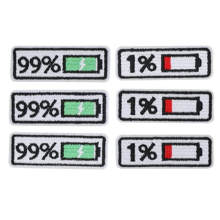 Iron On Patches, Safe Nontoxic 6 Pieces Backpack Patches Premium Cotton ...