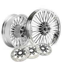 Alloy Spare Parts: 21X3.5 18X5.5 Fat Spoke Wheels Rim + Rotors for ...