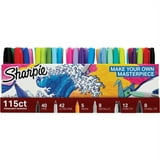Sharpie Ultimate Collection, 115 Count Colored Markers Bulk Pack ...