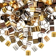 Crimp Tubes Variety Pack Sizes 1, 2, 3 & 4 600/Pkg-Silver-Plated ...