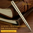 BEILUNER Gold Gel Pen, Stunning Luxury Pens with 24K Gold Plating ...