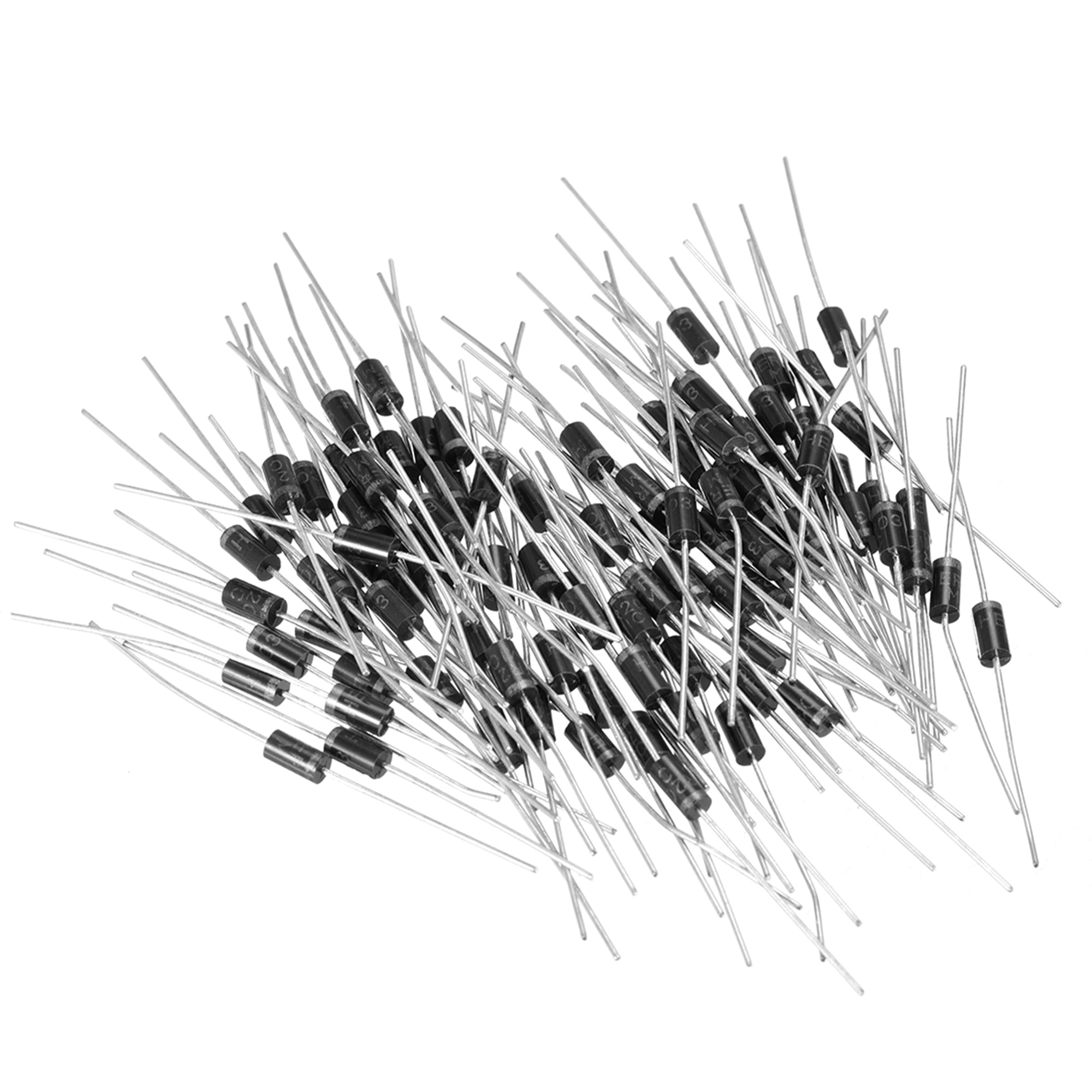 HER203 Rectifier Diode 2A 200V shaft Silastic Guard Diodes 100 Pack ...