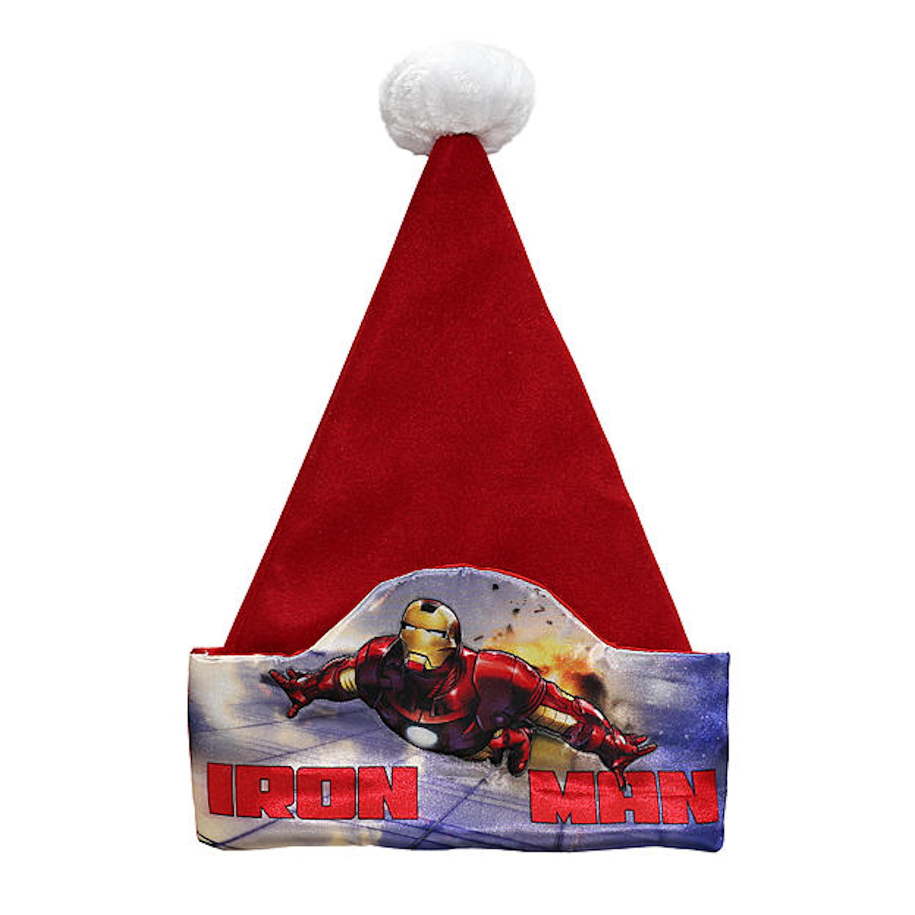 Iron Man Christmas Santa Hat - Walmart.com