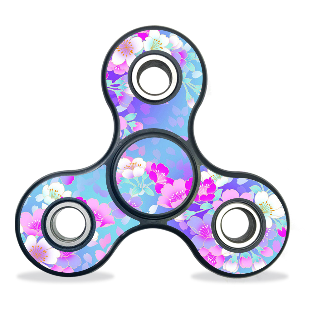 Skin Decal Wrap Compatible With Fidget Spinner Hand Tri Fydget toy ...