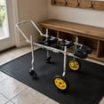 JWQFBC Four Wheel Dog Easy to Move Pet Mobility Aid Lightweight Frame ...