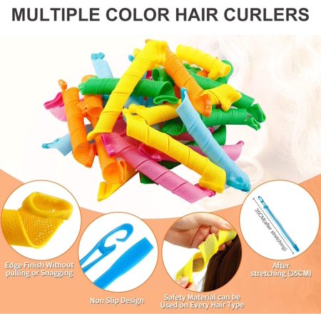 Hair Rollers Curlers, Manual Hair Rollers, Hair Rollers, Heatless Curls ...