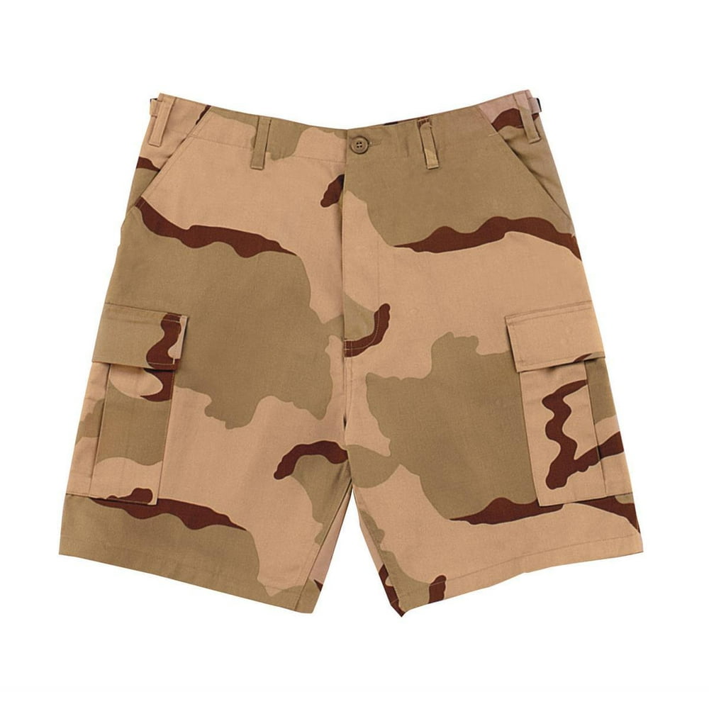 Rothco Tri Color Desert Camo Military Style Bdu Shorts Small