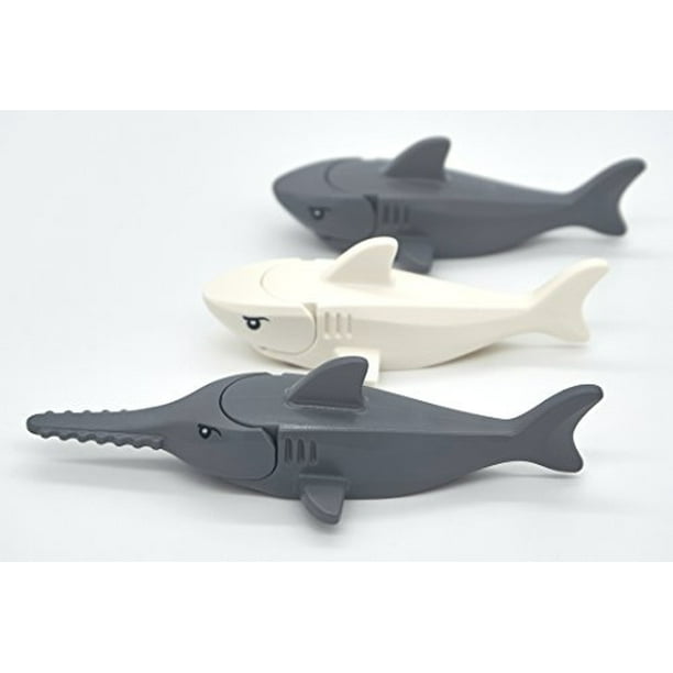 Pack combinado de figuras LEGO Shark y Sawfish para niños LEGO LEGO ...