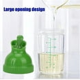 Qczoyp Salad Dressing Shaker, 200ML Plastic Clear Measuring Bottle for ...