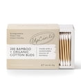 Bamboo Cotton Buds - 200 Pieces - Sustainable, Plastic-Free, Fully ...