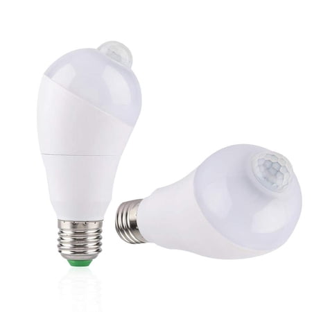 Motion Sensor LED Light Bulbs,2 Pack E27 5W/7W Warm White/Cool White ...