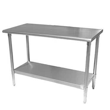 Ktaxon 48''x24'' Stainless Steel Prep & Table, Commercial Kitchen ...