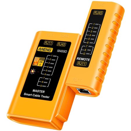 Network LAN Cable Tester, VDV Tester, LAN with Remote RJ45/ RJ11 ...