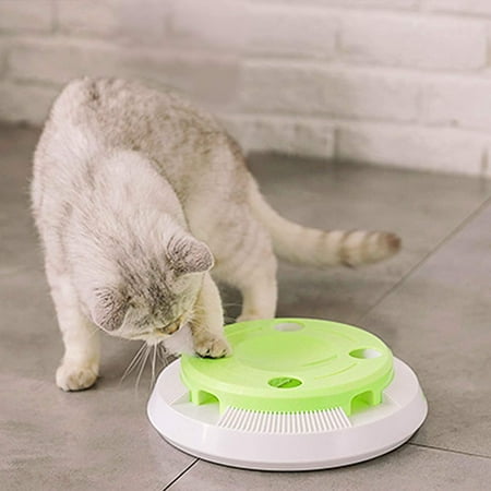 Interactive Electronic Cat Toy with Rotating Feather, Automatic Kitten ...