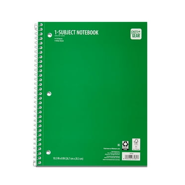 Mintgreen Spiral Notebook, College Ruled, 3 Subject, 105 Sheets, 8.5" x ...