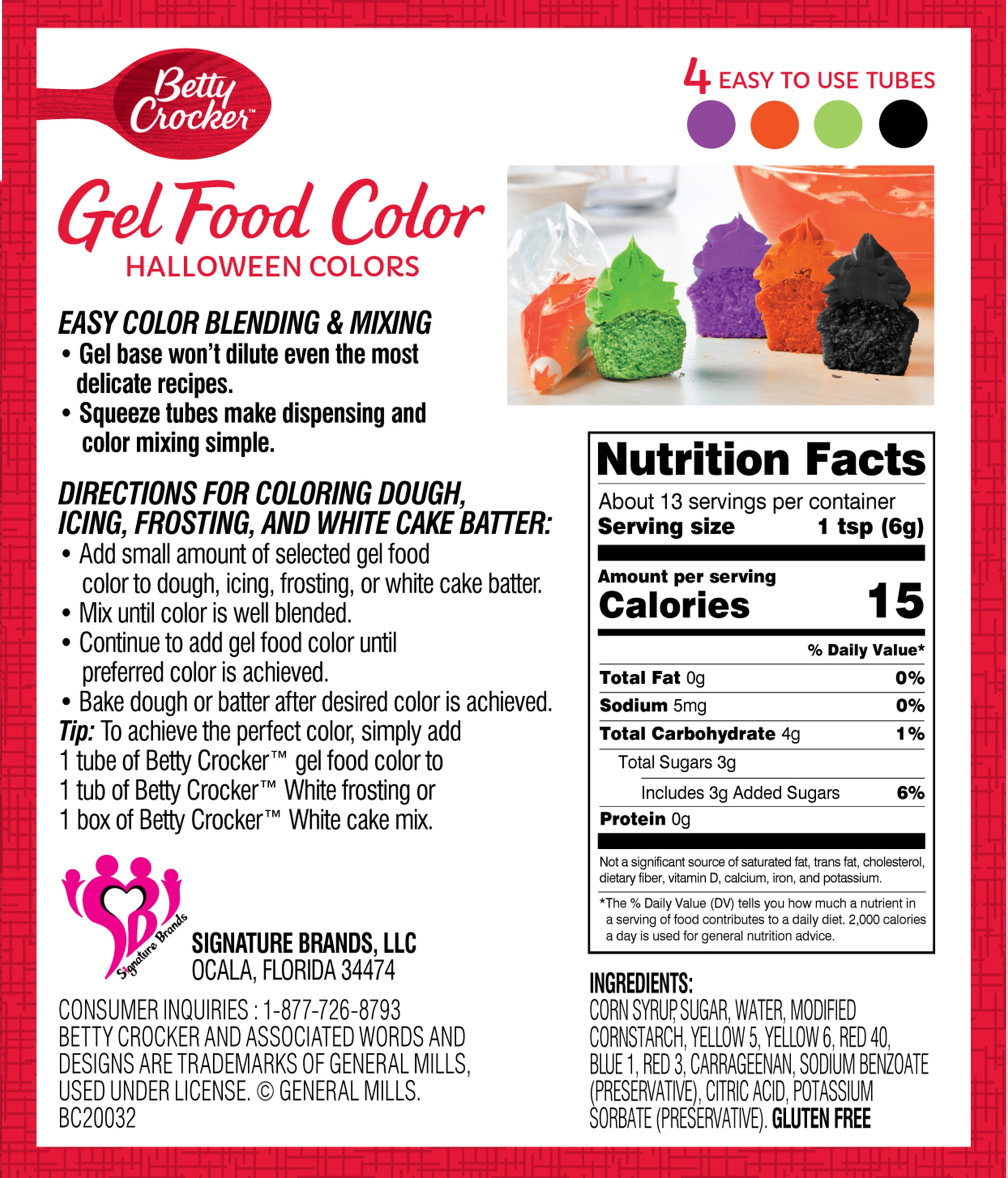 Food Coloring Box