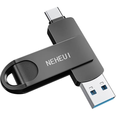 PNY DUO LINK 256GB USB 3.2 Type-C Flash Drive with Dual Connectors ...