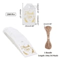 200Pcs Word Thank You Paper Gift Tags Hange Tags For Garment ...