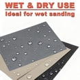 150 Grit Sandpaper Sheets 9x11：12 Pcs Wet Dry Silicon Carbide Coarse ...
