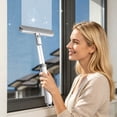 Double Sided Window and Screen Cleaning Brush with Built in Sprayer and ...