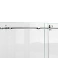 DreamLine Enigma-X 56-60 in. W x 76 in. H Fully Frameless Sliding Shower Door in Polished ...