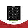 Keypad MCU Board Keyboard Moduless with 16 Keys Push Buttons External ...