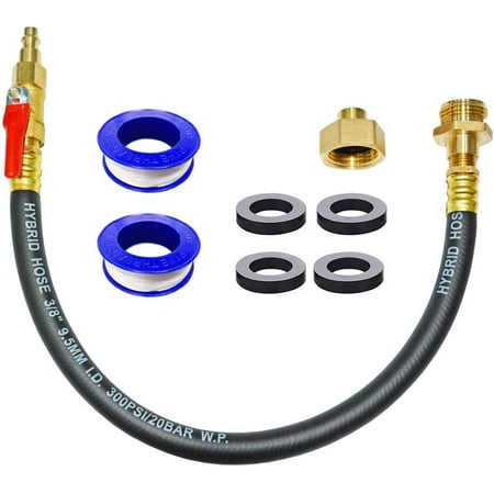 RV Winterizing Kit Sprinkler Blowout Adapter with 1/4" Plug Shut Off ...