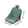 Cartoon Rabbit Ear Computer Chair Cushion, Short Plush Kawaii Gaming ...