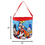 Mickey and Friends Collapsible Basket Bucket Toy Storage Tote Bag ...