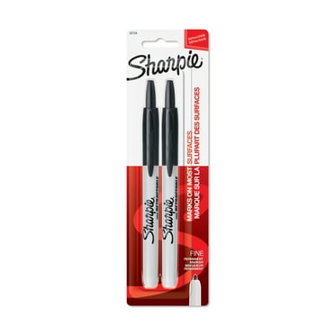 Sharpie Extreme Permanent Markers, Fine Point, Black, 2 Count - Walmart.com