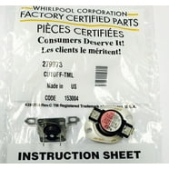 Whirlpool Genuine OEM R0161092 Refrigerator Cold Control Thermostat ...