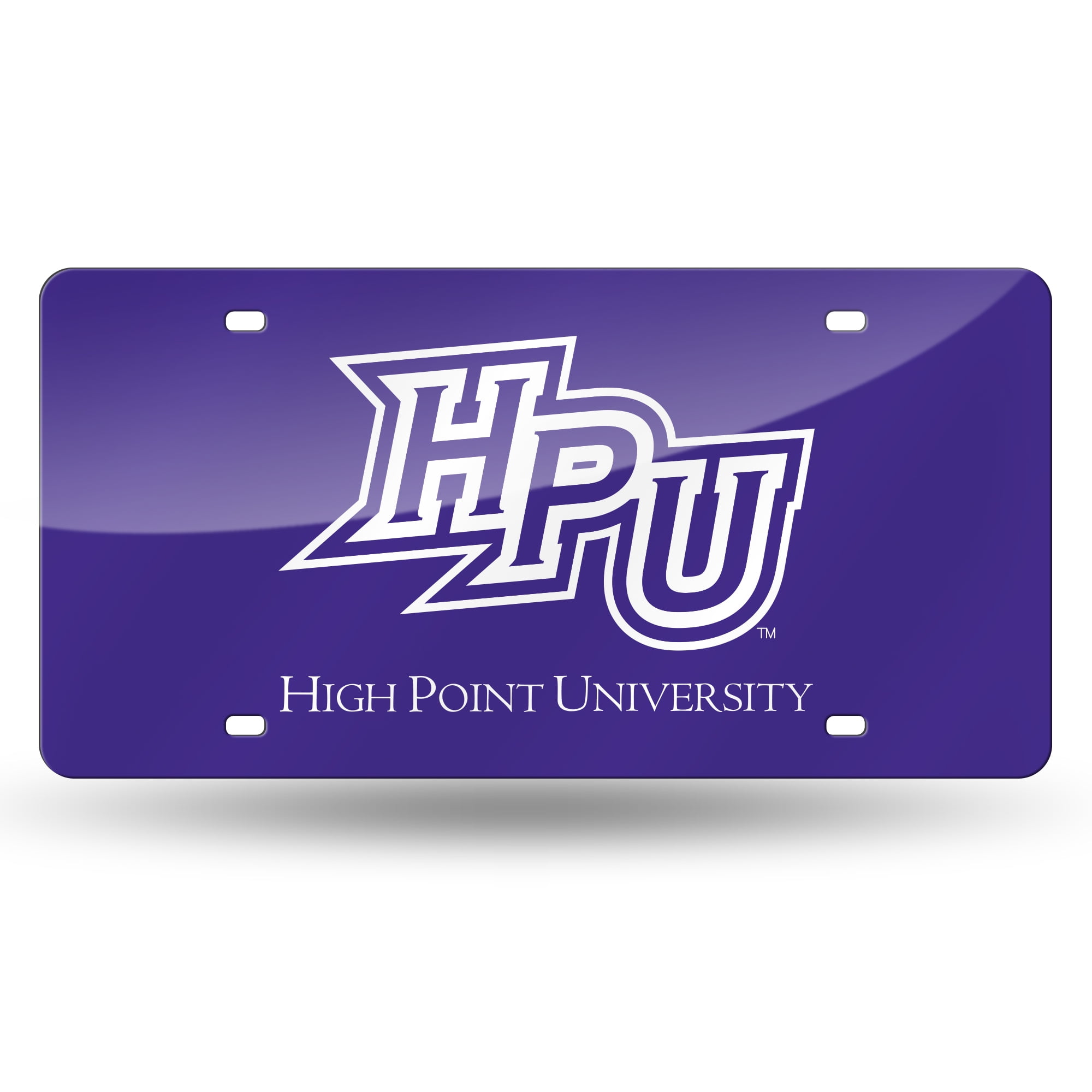 High Point Panthers Purple Mirrored Laser Cut License Plate Laser Tag ...