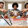 Agiufgs Stainless Steel Seafood Sheller Tool, 3.15 Inches Long with ...