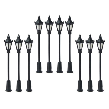 Milaget 10 Pieces 1:75 Scale Model Lamp Post for Diorama Micro ...