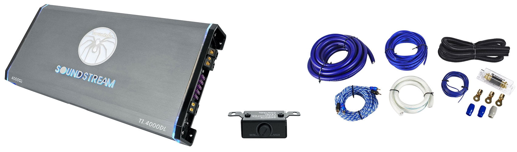 Soundstream T1.4000DL 4000 Watt Car Audio Class-D 1-Ohm Mono Amplifier ...