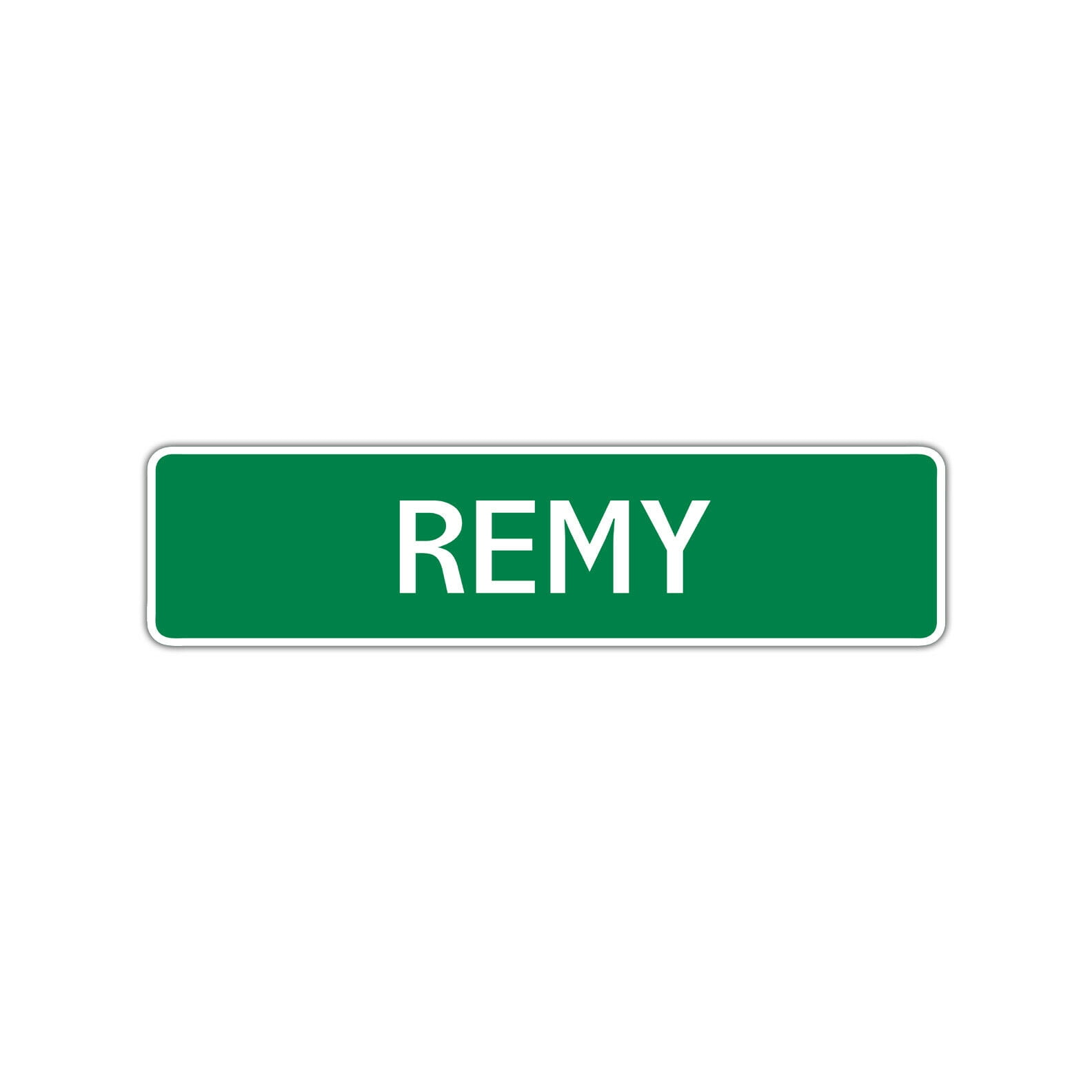 Remy Boys Children Name Letter Printed Label Novelty Wall Plaque ...