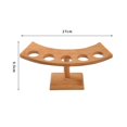 deevoka Sushi Display Stand Wooden Sushi Roll Holder for Restaurant ...