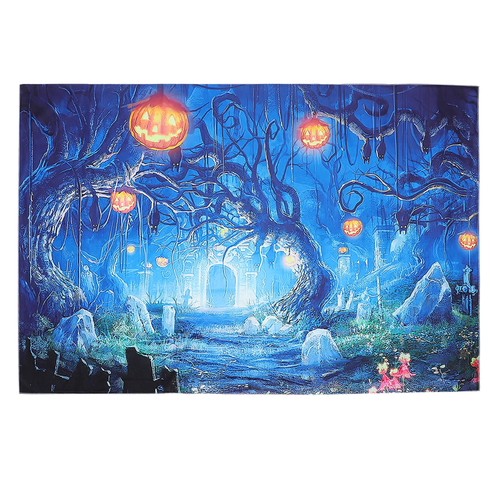 Etereauty Halloween Photo Backdrop Background Party Decor Haunted House etereauty-halloween-photo-backdrop-background-party-decor-haunted-house