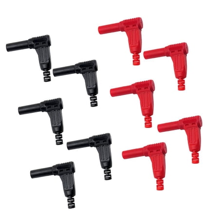 4mm Banana Plug Male Probe Adapter Copper 90 Degree for Multimeter Pen ...