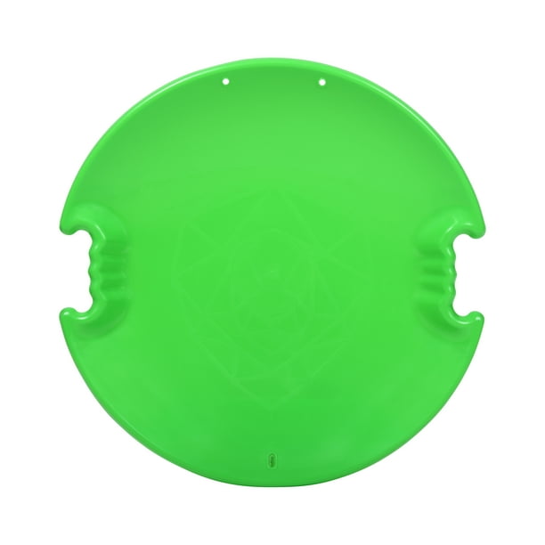 Superio Round Snow Saucer Sled, Circle 26 " Green Avalanche Plastic ...