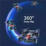 Kids Drone With 360 Rolling,2 In 1 Quadcopter Remote Control Car DSV ...