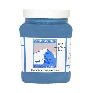 Renaissance Chalk Finish Paint - Black Indigo Quart (32oz) - Chalk ...