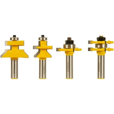 Flooring 2 Bit Tongue and Groove Flooring Router Bit Set - 1/4" Shank ...